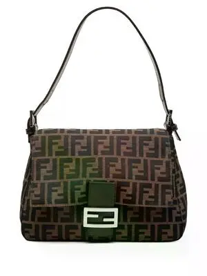 Fendi 20th Century Zucca Canvas Mamma Forever Shoulder Bag - Brown