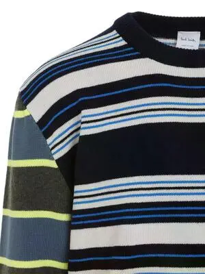 Paul Smith Contrast Horizontal-stripe Sweater