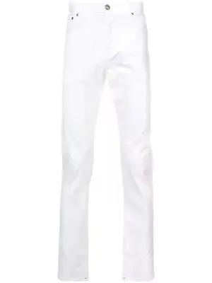 Isaia Slim-fit Trousers - White