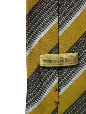Ermenegildo Zegna Diagonal-stripe Silk Tie