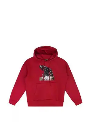 DENIM TEARS X Arthur Jafa Lerage Graphic-print Drawstring Hoodie - Red