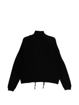 Y’s Toggle-fastening High Neck Cardigan