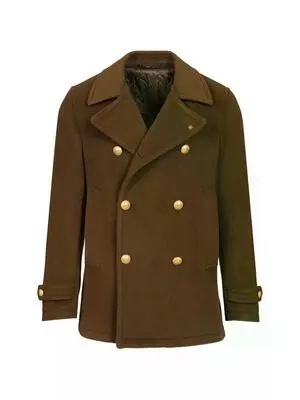 Tagliatore Double-breasted Wool Pea Coat