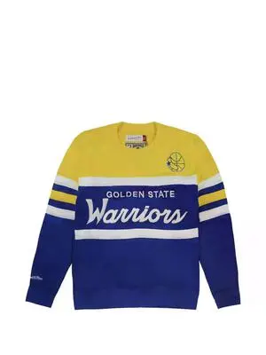 Mitchell & Ness X Nba Golden State Warriors Head Coach Sweatshirt - Blue