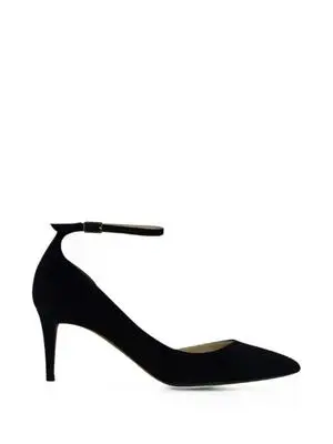 JIMMY CHOO Pointed-toe Ankle-strap Pumps - Blue