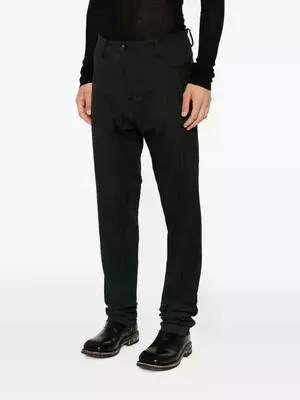 Masnada Herringbone Pattern Trousers