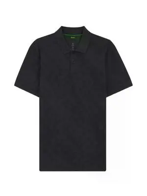 BOSS Geometric-print Polo Shirt