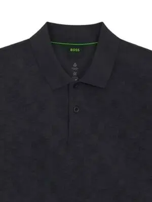 BOSS Geometric-print Polo Shirt
