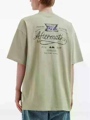 AFTERMATHS Logo-print Cotton T-shirt