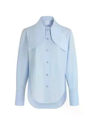 PATOU Bow-collar Blouse - Blue