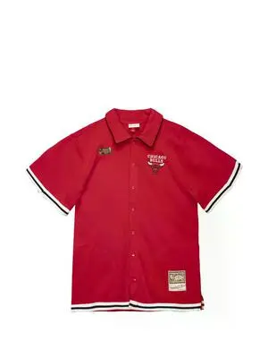Mitchell & Ness Chicago Bulls French Terry Polo Shirt