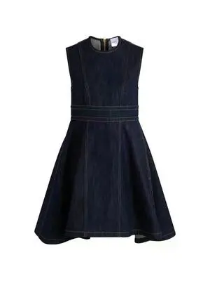 PATOU Mini Sleeveless A-line Dress - Blue