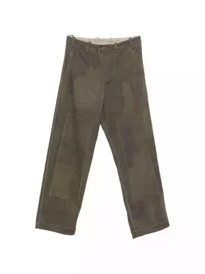 Masnada Panelled Distressed-effect Trousers