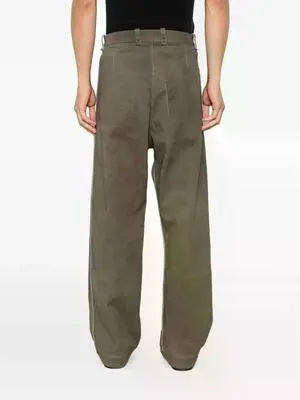 Masnada Panelled Distressed-effect Trousers