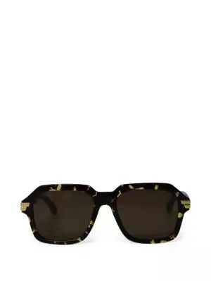 Bottega Veneta Square Sunglasses - Brown