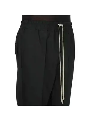 Rick Owens Drawstring Waist Trousers - Black