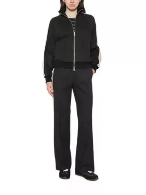 Peserico Side-stripe Zip-fastening Sweatshirt - Grey