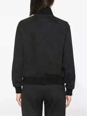 Peserico Zip-fastening Sweatshirt With Side Stripes
