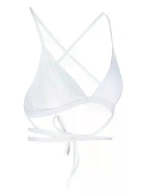 Isabel Marant Étoile Solange Cross-front Wrap Bikini Top