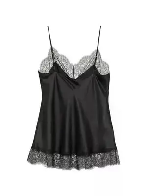 Carine Gilson Lace-trim Slip Top