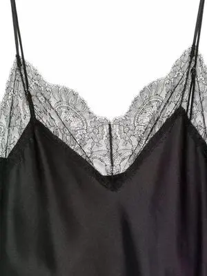 Carine Gilson Lace-trim Slip Top