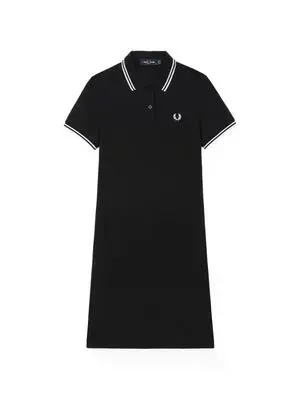 Fred Perry Twin Tipped Polo Dress - Black