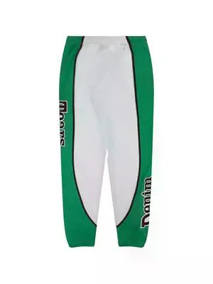 DENIM TEARS Colour-block Logo-print Track Pants