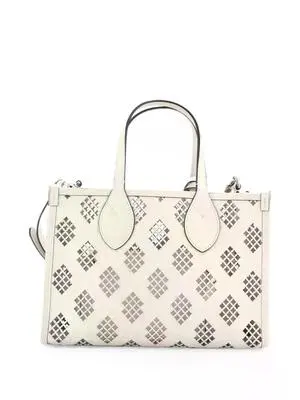 Gucci Ophidia Tote Gg Debossed Laser Cut Leather Small Shoulder Bag