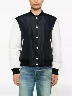 Givenchy Logo Embroidered Bomber Jacket - Black