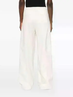 Peserico Elasticated-waistband Wide-leg Trousers