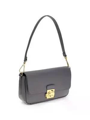 COCCINELLE Medium C-me Lock Leather Shoulder Bag