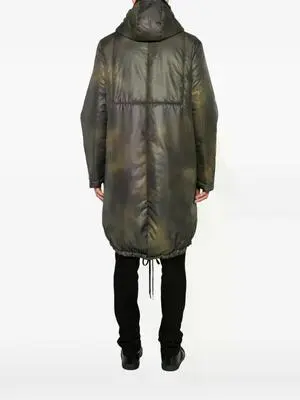Masnada Printed Hooded Coat