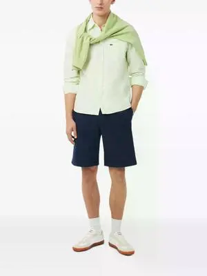 Lacoste Logo-embroidered Drawstring Shorts - Blue