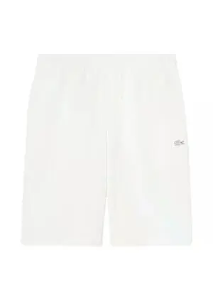 Lacoste Logo-embroidered Drawstring Shorts - White