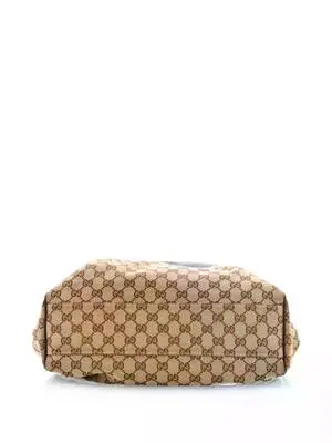 Gucci Sukey Gg Canvas With Leather Medium Tote Bag