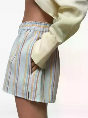 CAYET Anita Striped Shorts
