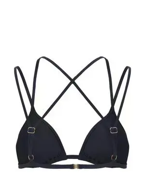 MAISON ANAMI Cross-strap Triangle Bikini Top