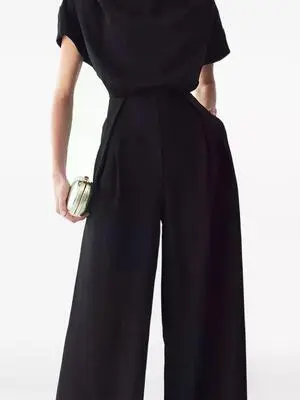 BWLDR Draped Wide-leg Jumpsuit