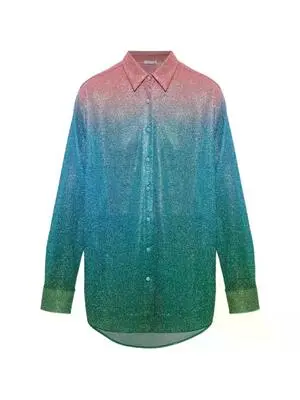 Oseree Gradient-effect Shirt - Blue