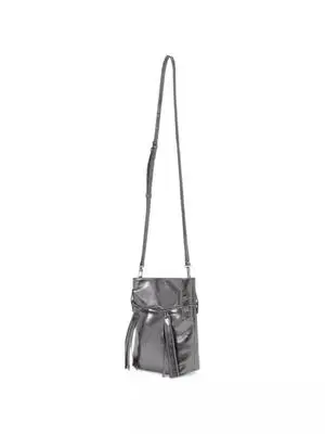 CastaÑer Florence Metallic-leather Shoulder Bag