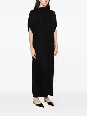 Liviana Conti Ribbed-trim Knitted Maxi Dress