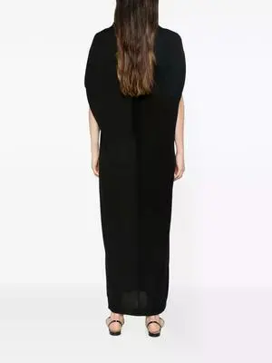 Liviana Conti Ribbed-trim Knitted Maxi Dress