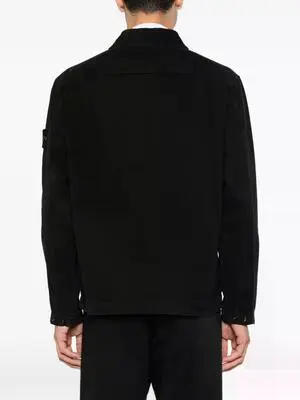 Stone Island Logo-patch Chest-pocket Shirt Jacket