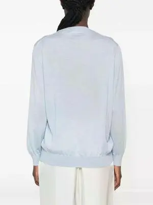 Fabiana Filippi Crew Neck Long Sleeve Sweater