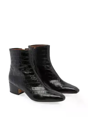 Chie Mihara Cumiya Croc-effect Ankle Boots