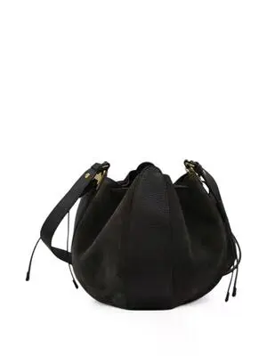 COCCINELLE Suede-panelled Shoulder Bag - Brown