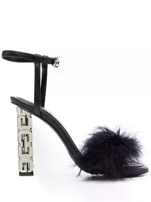 Givenchy G Cube 105mm Feather Sandals