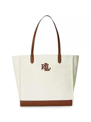 Ralph Lauren Logo-patch Tote Bag - Neutrals
