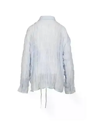 GLOWNY Coastal Textured Drawstring Shirt