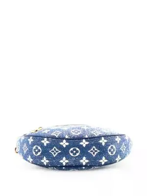 LOUIS VUITTON Loop Handbag Monogram Jacquard Denim Hobo Bag